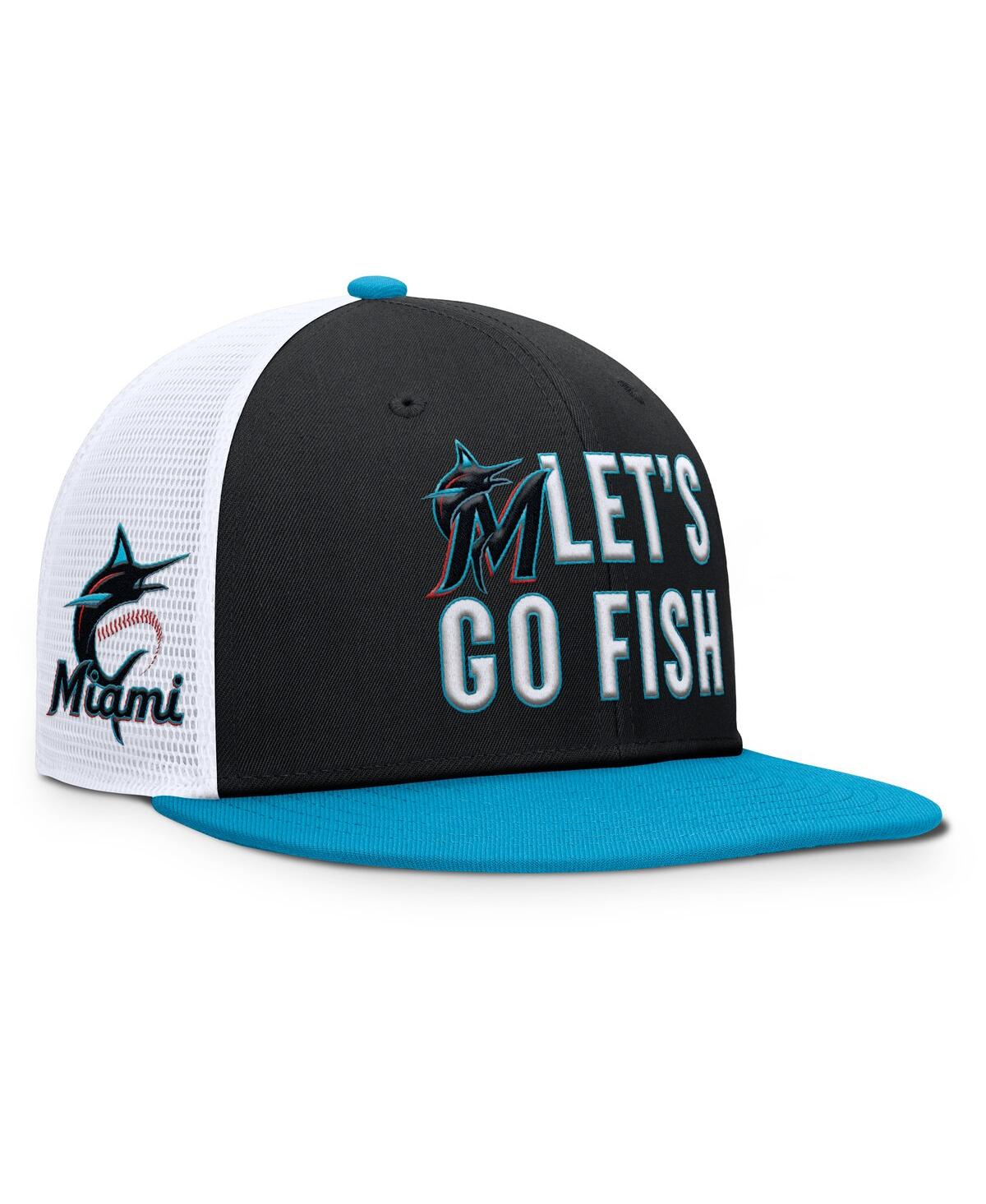 Click here for Nike Mens Black/Light Blue Miami Marlins Pro Perfo... prices