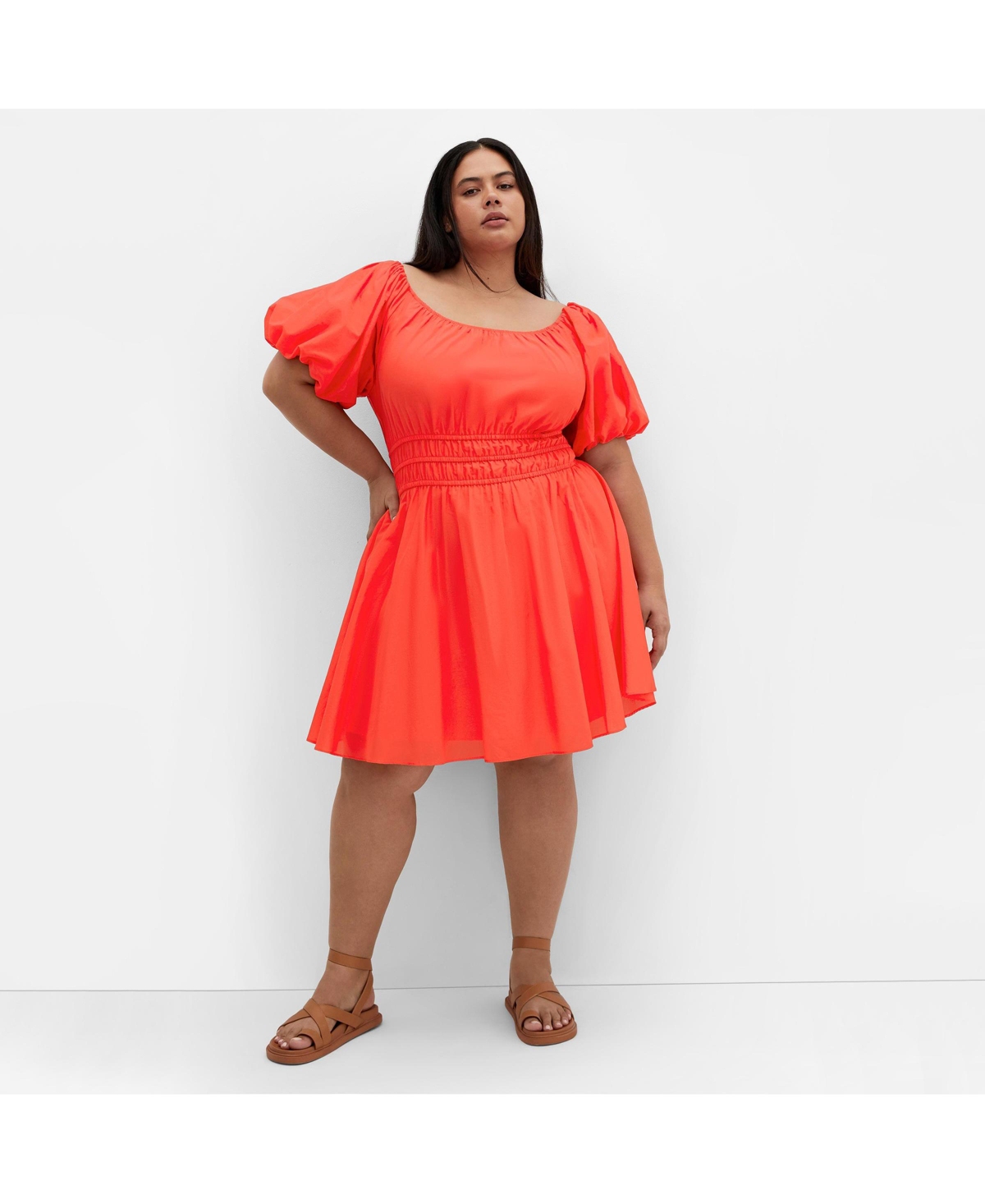 Click here for City Chic Womens Lillian Dress - Sunset coral prices