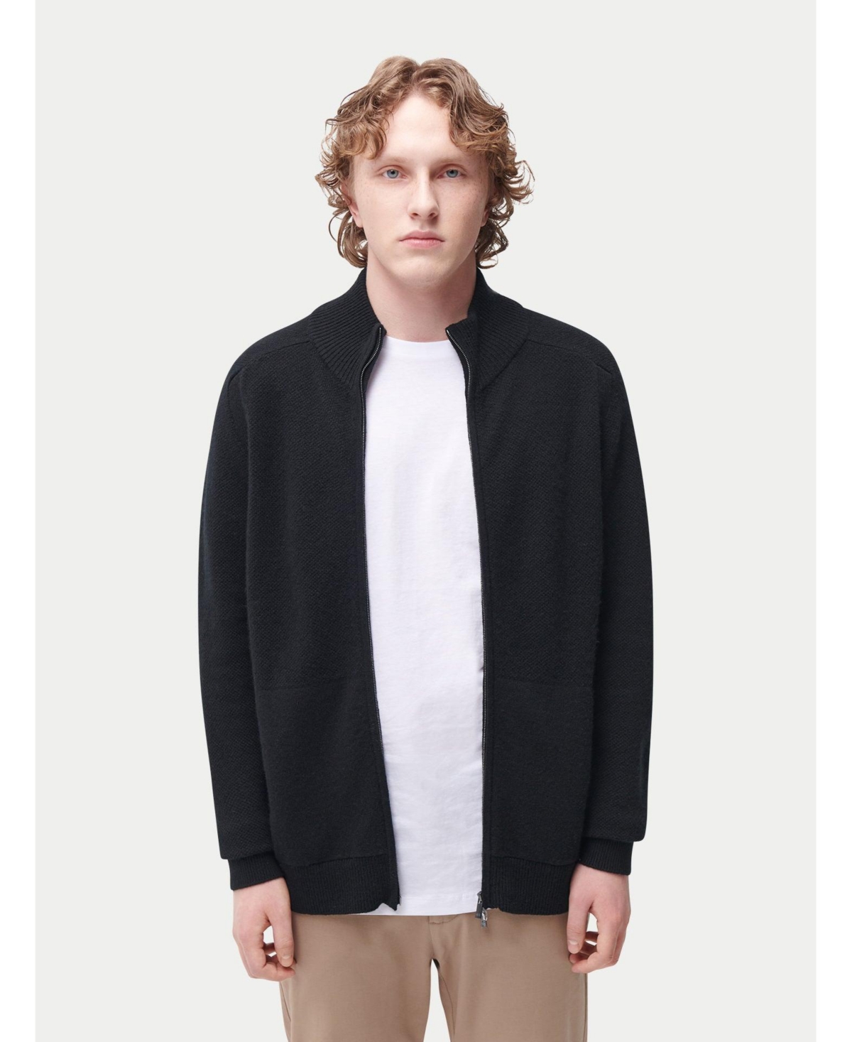 Click here for Gobi Cashmere Mens High Neck Full-Zip Cashmere Car... prices