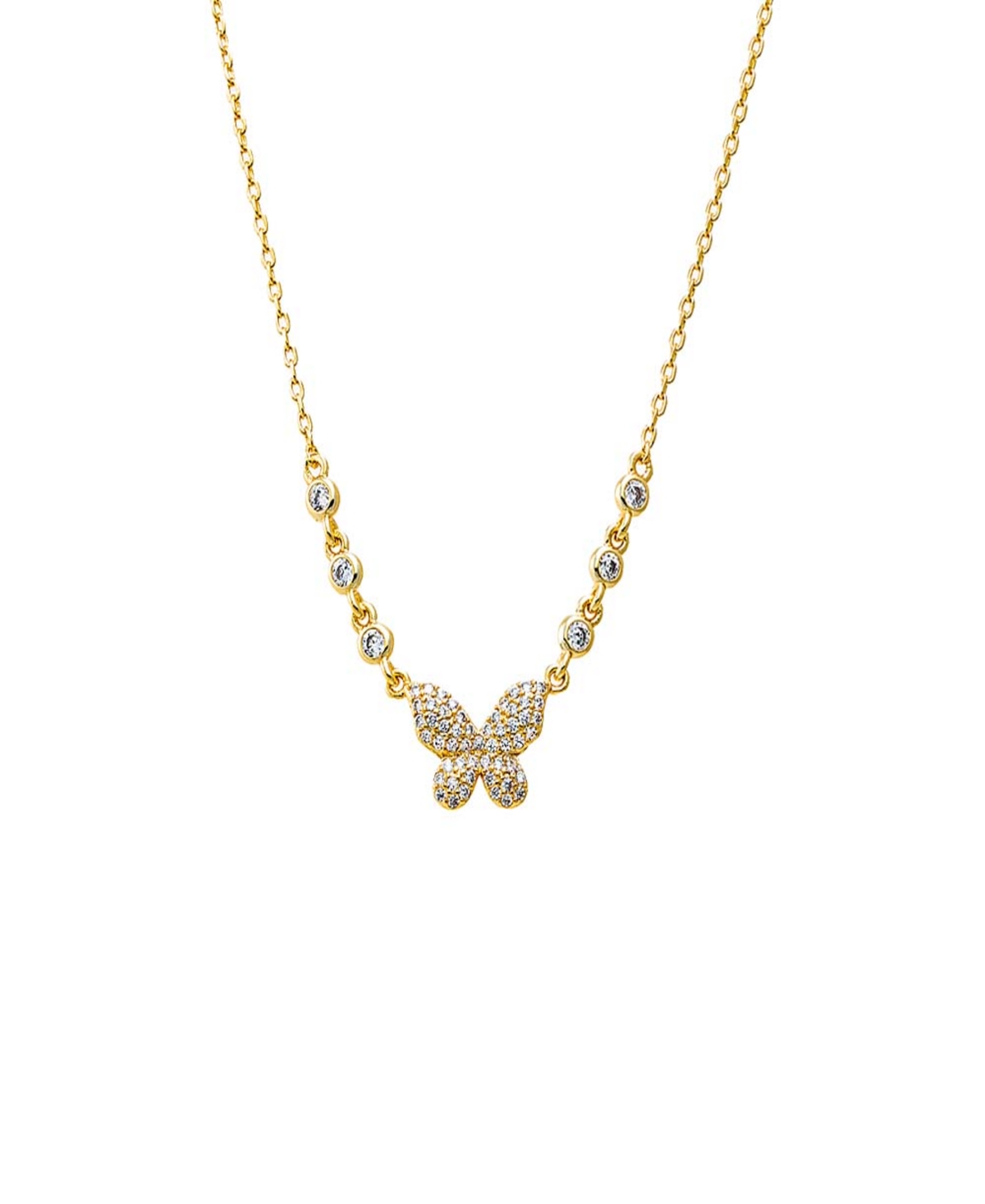 Click here for By Adina Eden Pave Butterfly X Cubic Zirconia Embe... prices