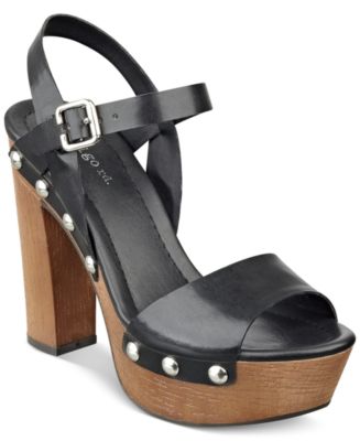 indigo rd. Kiana Wooden Platform Sandals - Macy's