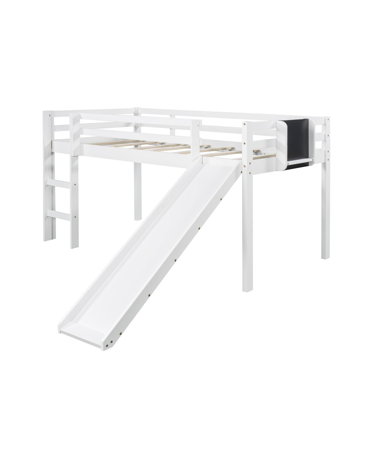 Click here for Loft Bed with Slide and Chalkboard – Perfec... prices