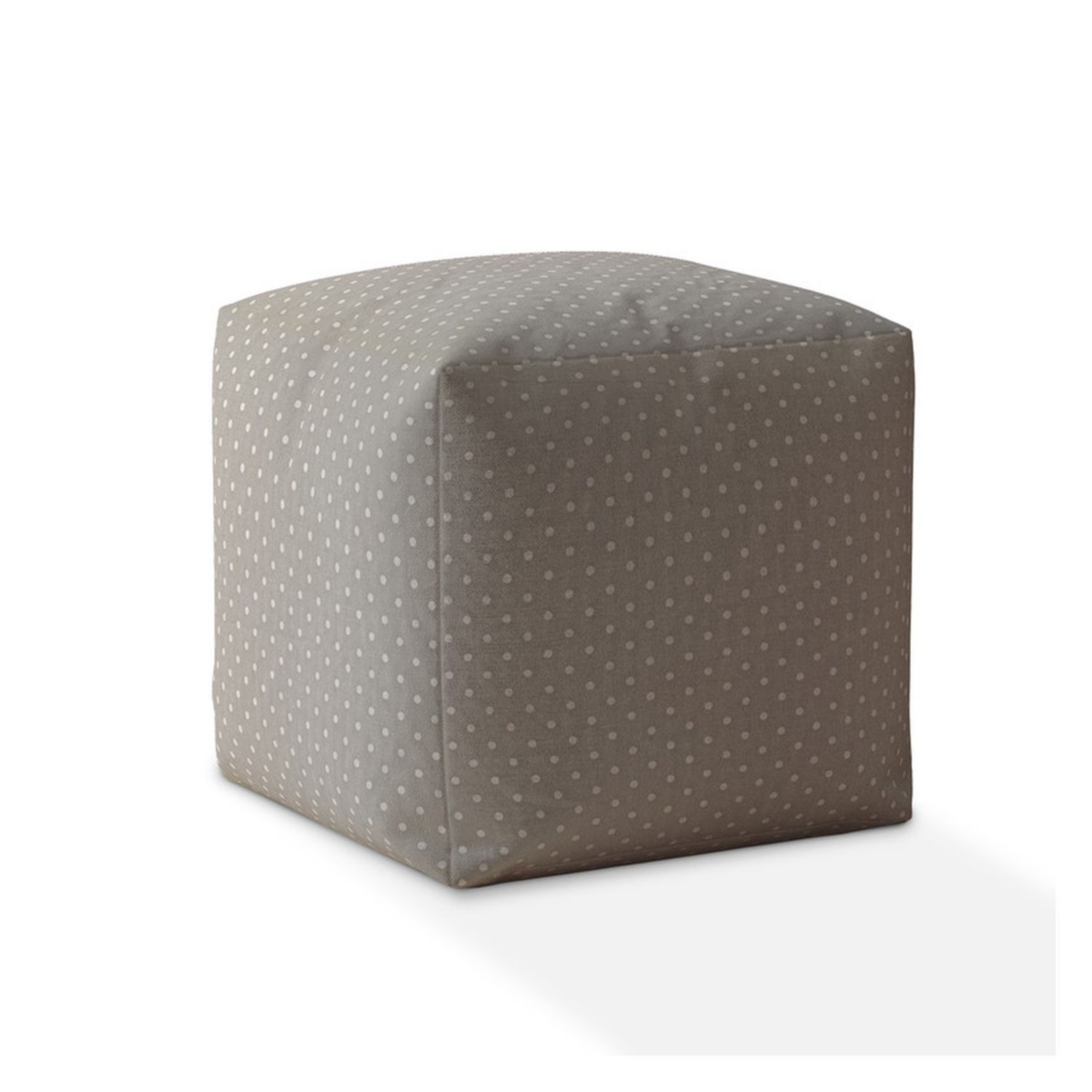 Click here for Polka Dot Pattern Cotton Pouf Ottoman – Coz... prices