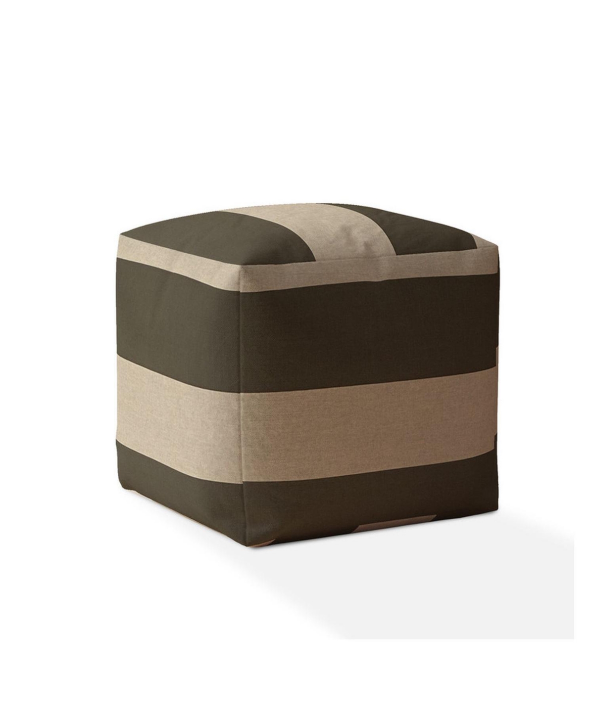 Click here for Cotton Striped Pouf Ottoman for Living Room and Be... prices