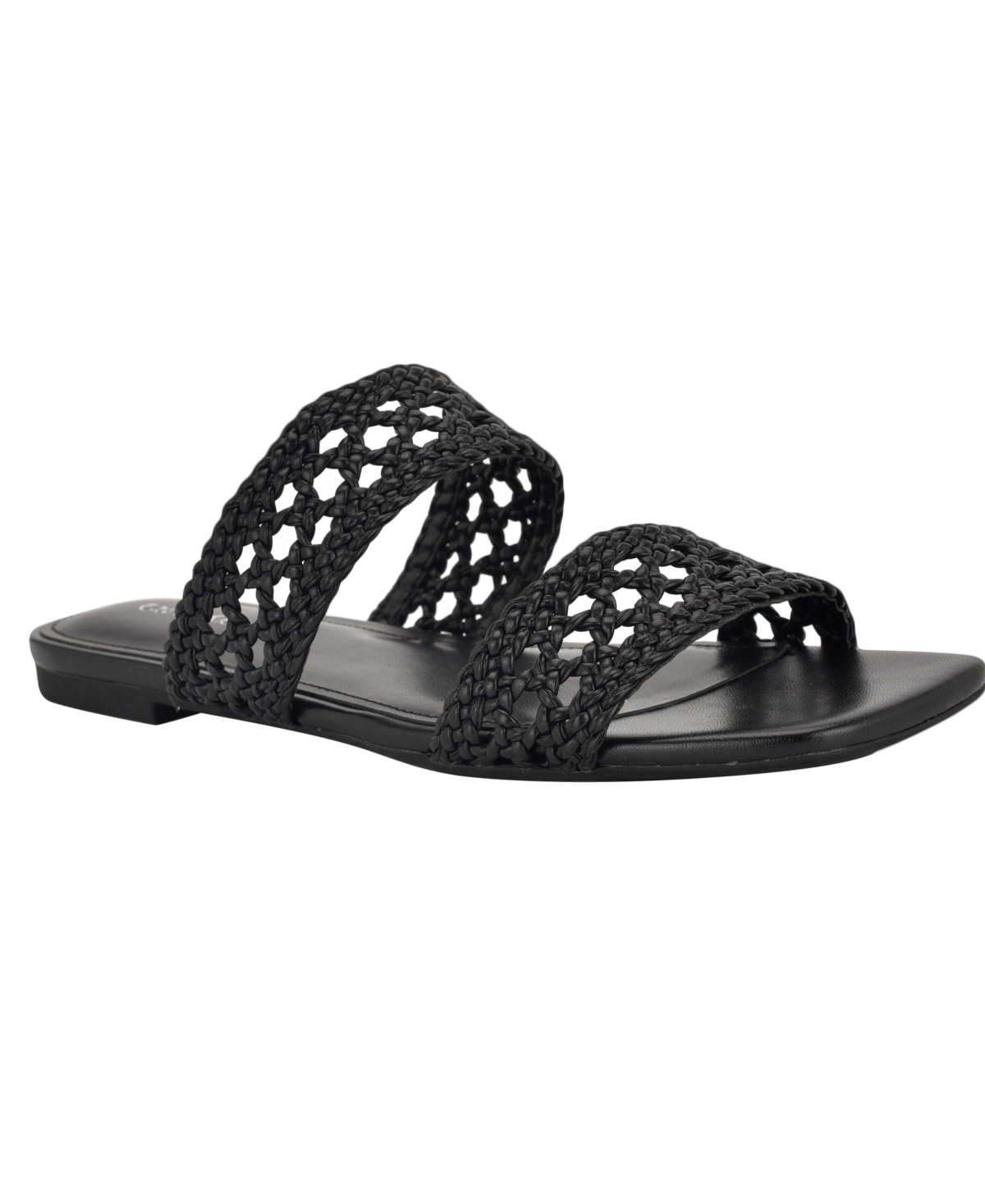Click here for Calvin Klein Womens Florency Woven Slip-On Flat Sa... prices