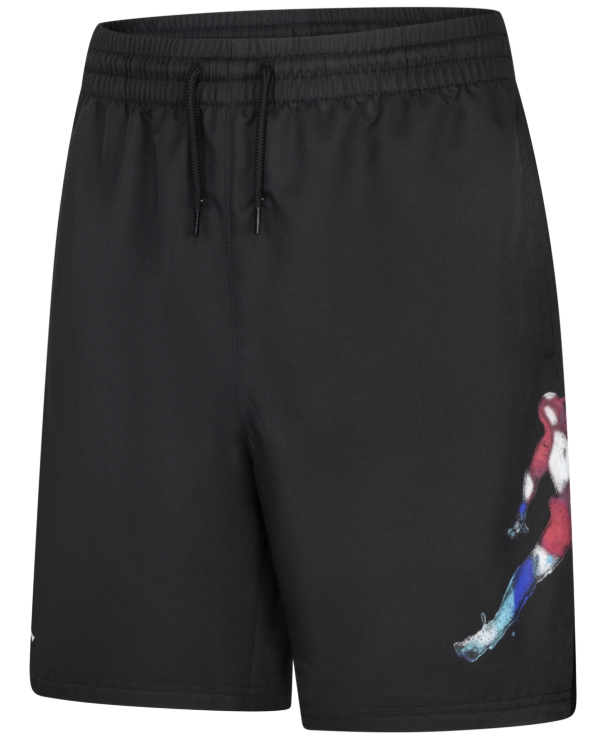 Click here for Jordan Big Boys Mj Pull-On Twill Shorts - Black prices