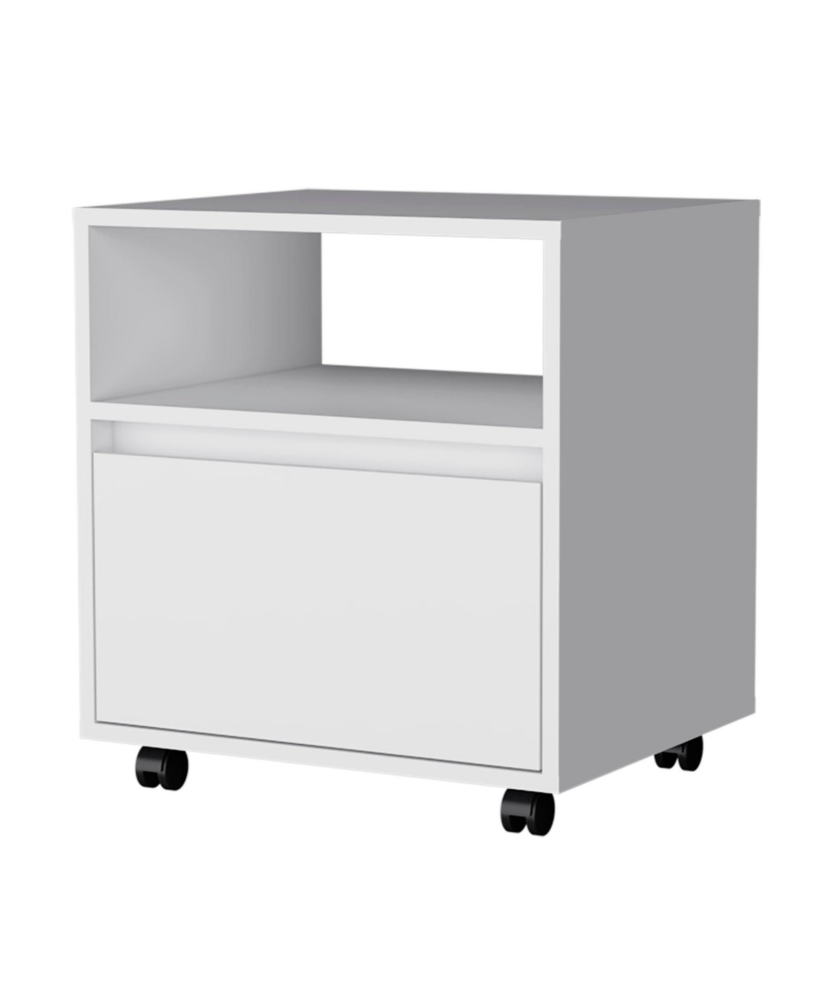 Click here for Tech-Integrated 1-Drawer Nightstand for Modern Hom... prices