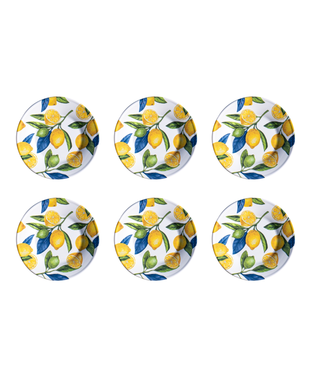 Click here for Abode Homewares Lemon Orchard 6-Pc. Salad Plates... prices