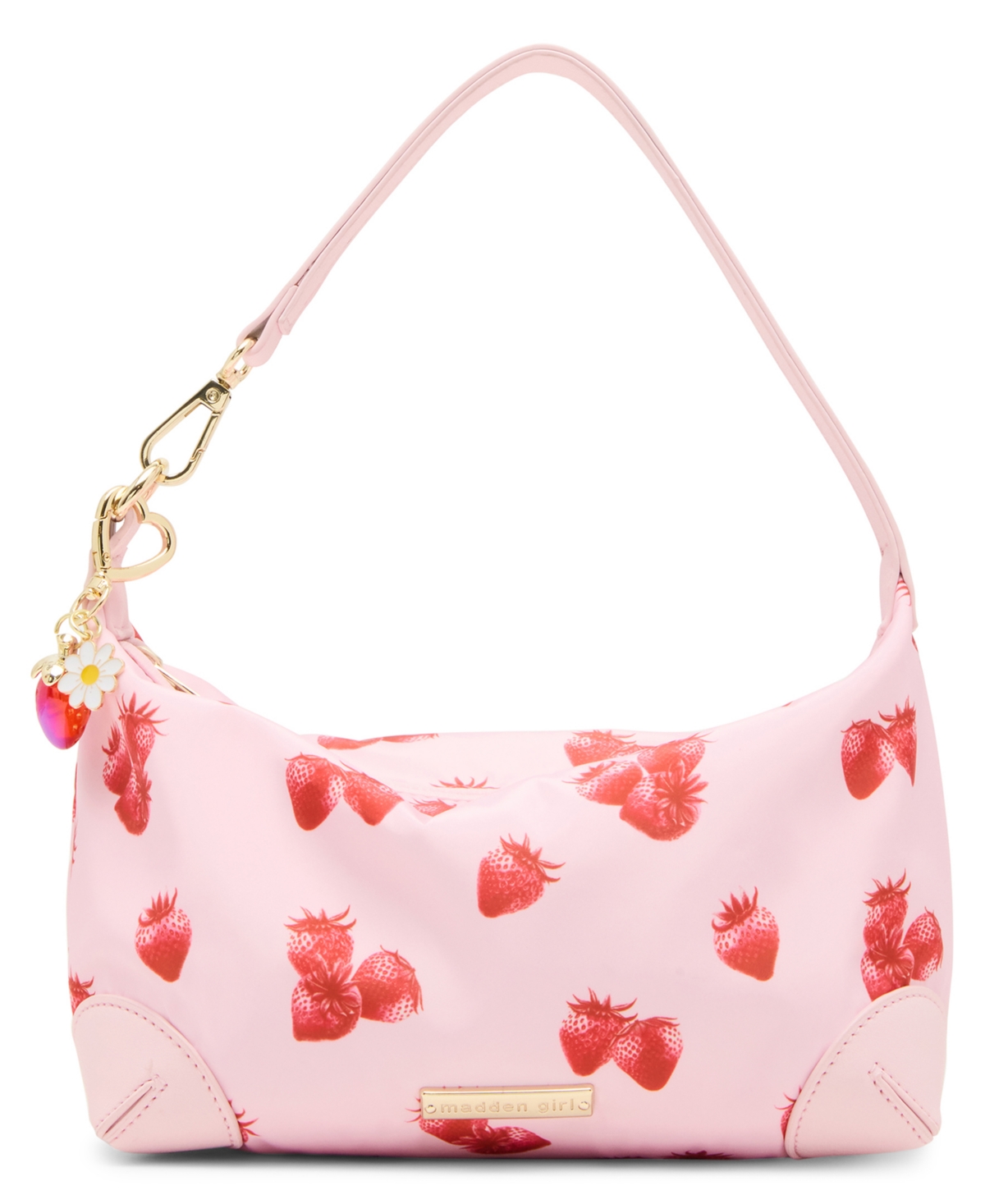 Click here for Madden Girl Emilee Small Shoulder Bag - Pink Straw... prices
