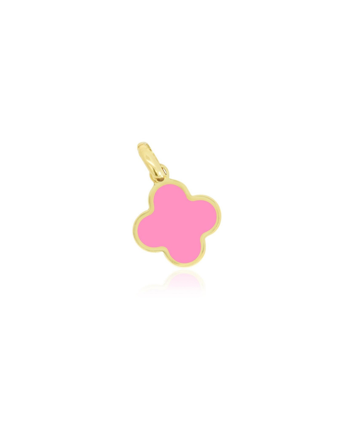 Click here for The Lovery Bubblegum Pink Clover Charm 14 millimet... prices
