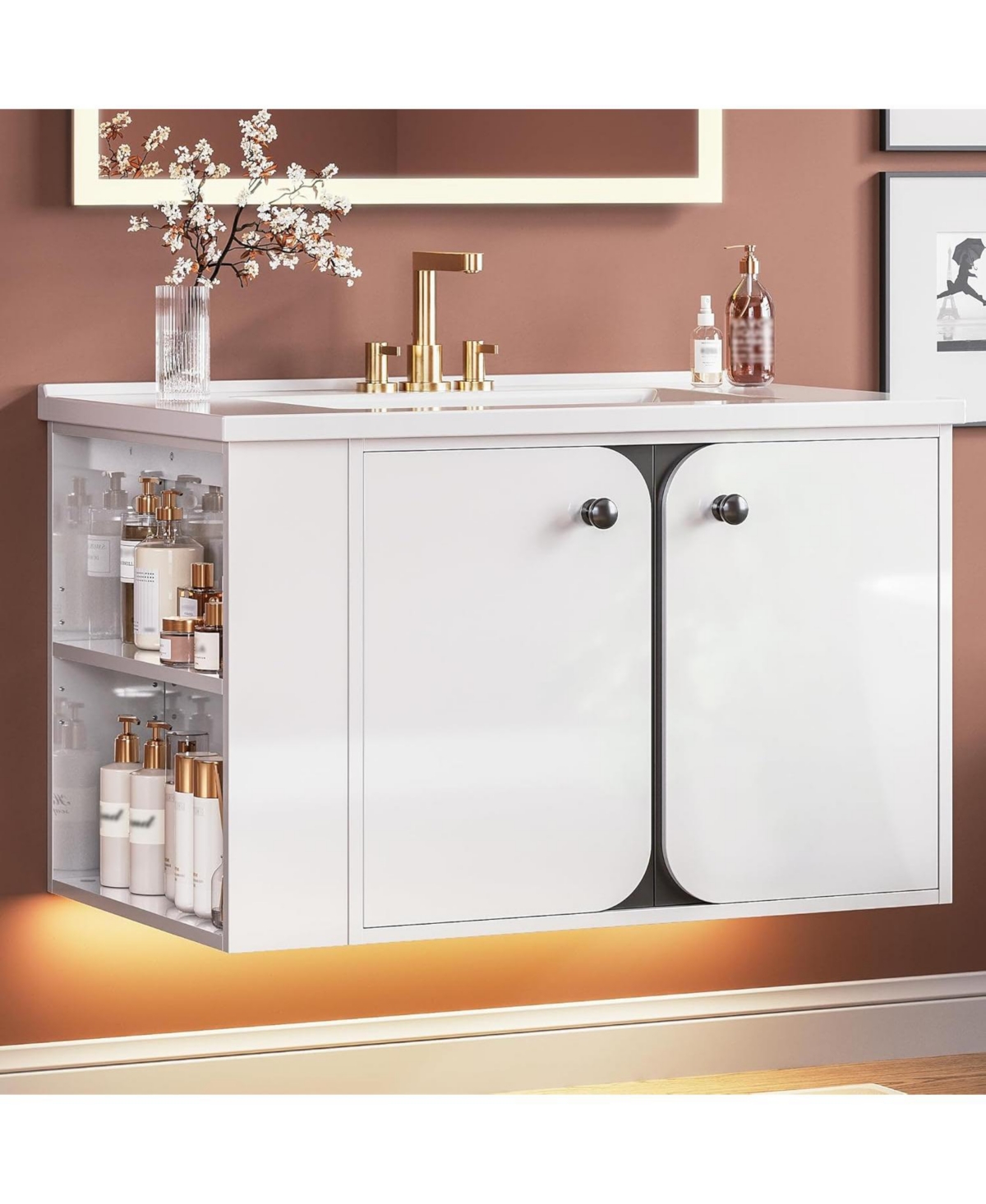 Click here for 30 Bathroom Vanity with Sink  Floating Bathroom Si... prices
