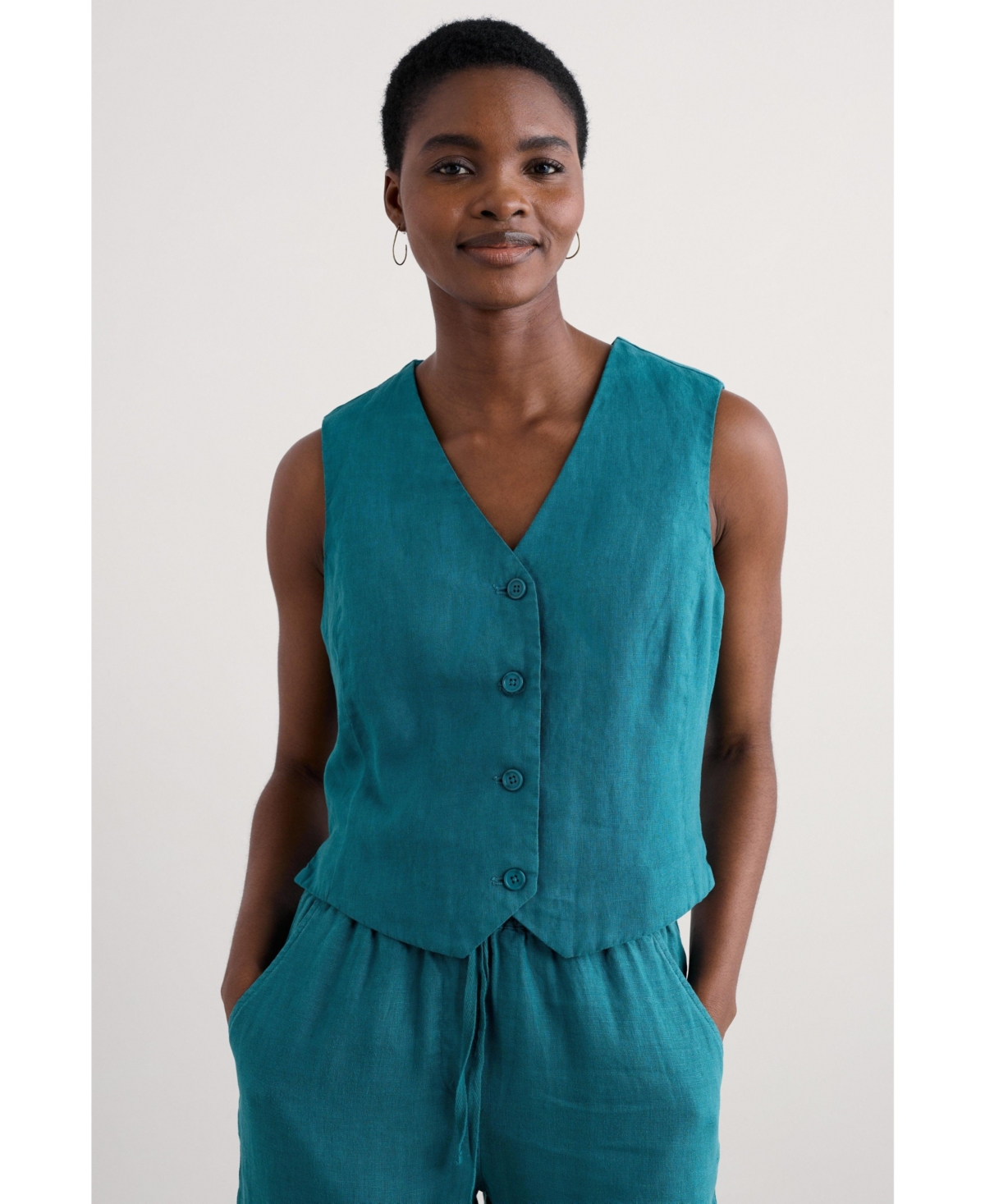 Click here for Seasalt Cornwall Womens Blinker Waistcoat - Dark d... prices