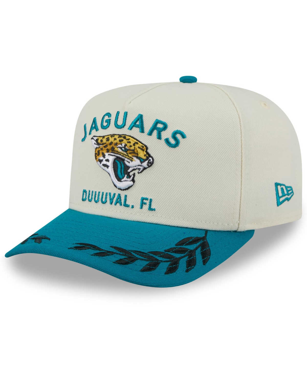 Click here for New Era Mens Cream/Teal Jacksonville Jaguars 2025... prices