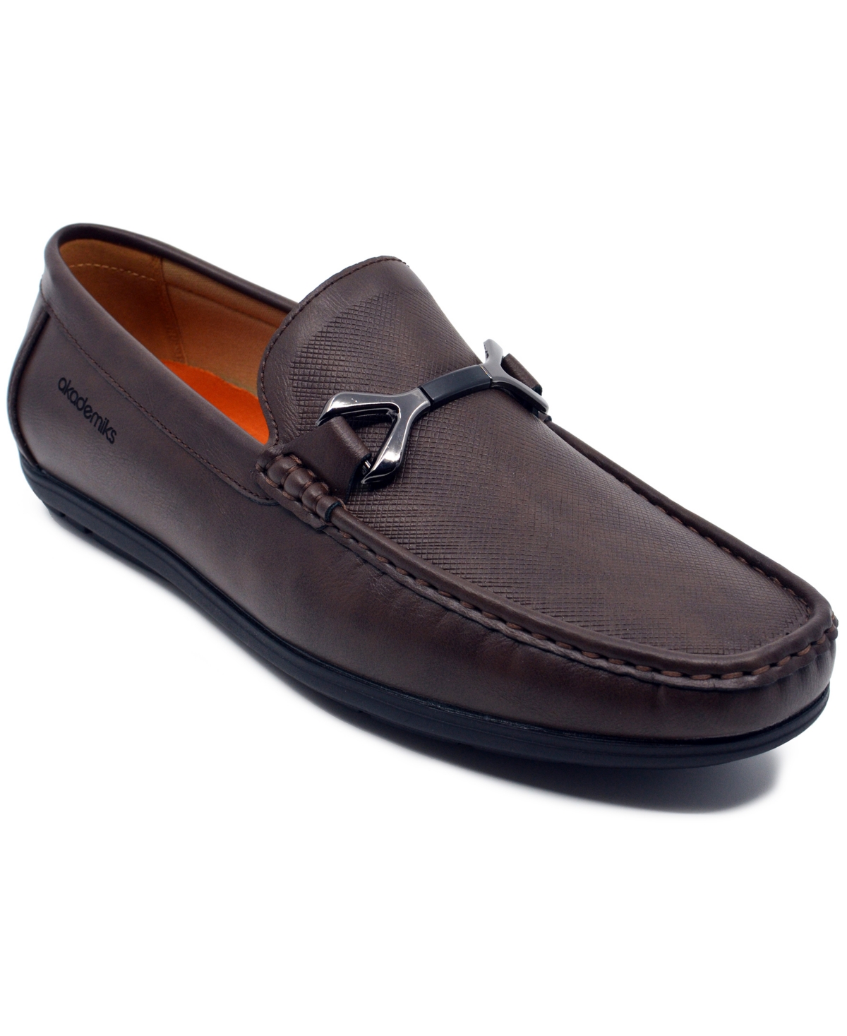 Click here for Akademiks Mens Ogden Slip On Comfort Loafers - Bro... prices