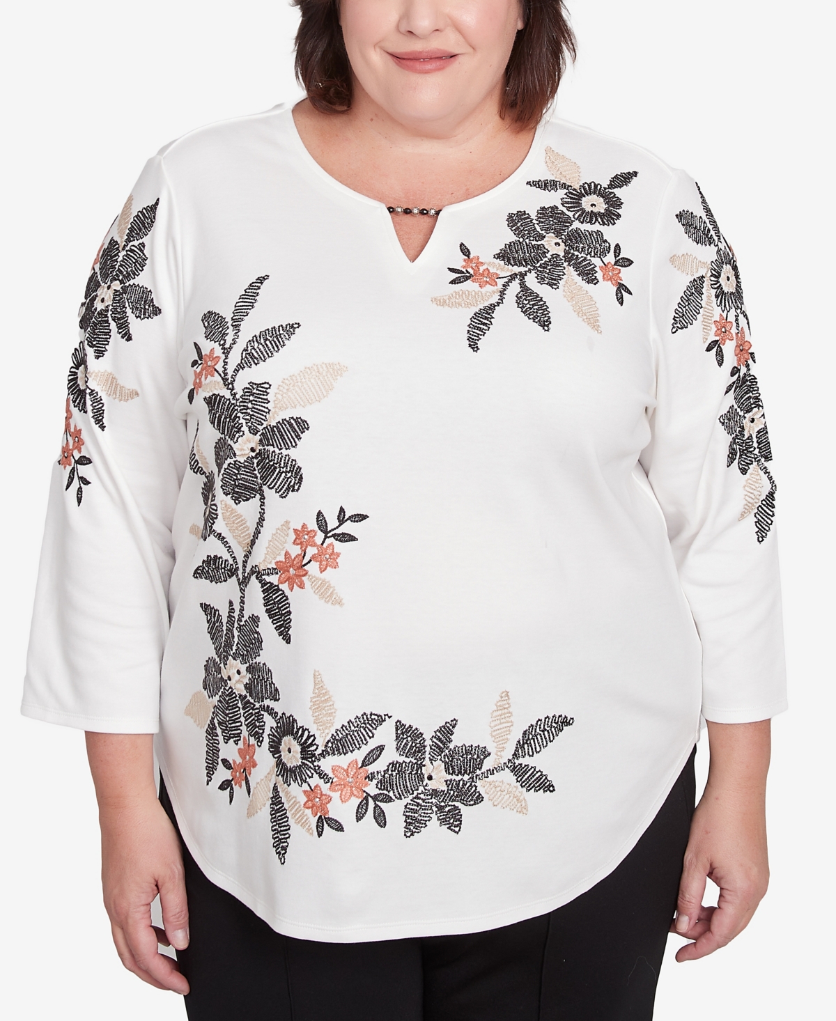 Click here for Alfred Dunner Plus Size Natural Instinct Earthy Fl... prices