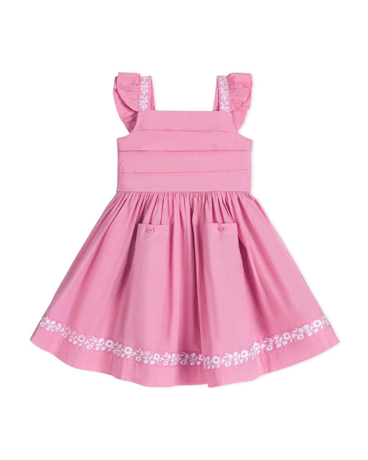Click here for Hope & Henry Big Girls Pleated Flutter Sleeve Apro... prices