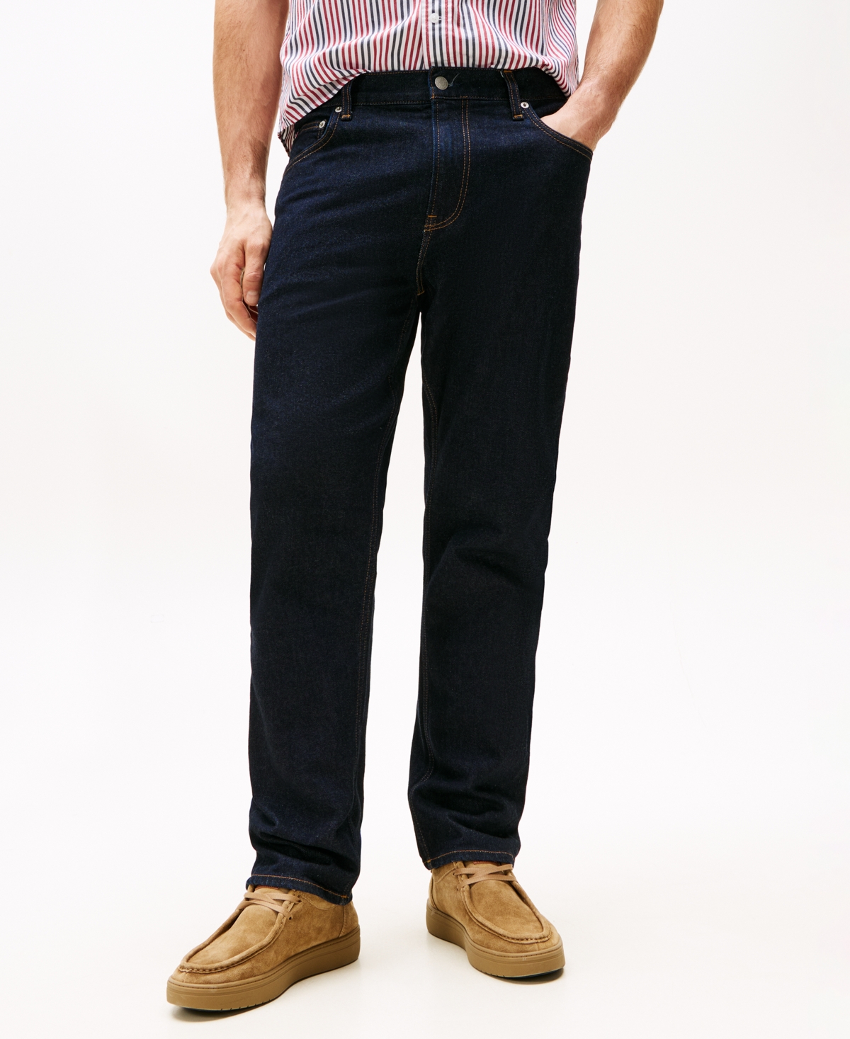 Click here for Tommy Hilfiger Mens Straight-Fit Mercer Jeans - Ri... prices