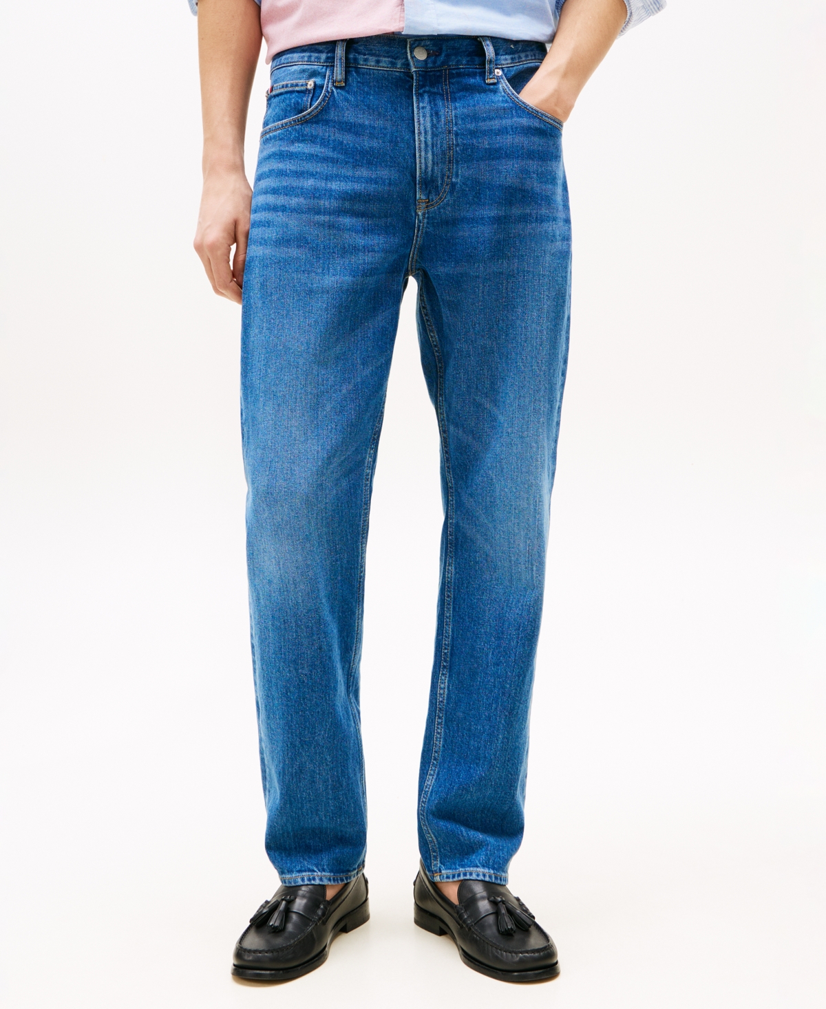 Click here for Tommy Hilfiger Mens Straight-Fit Mercer Jeans - Me... prices