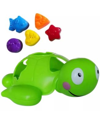 Sperric Toddler Turtle Shape Sorter Toy with 6 Colorful Blocks, Sorting ...