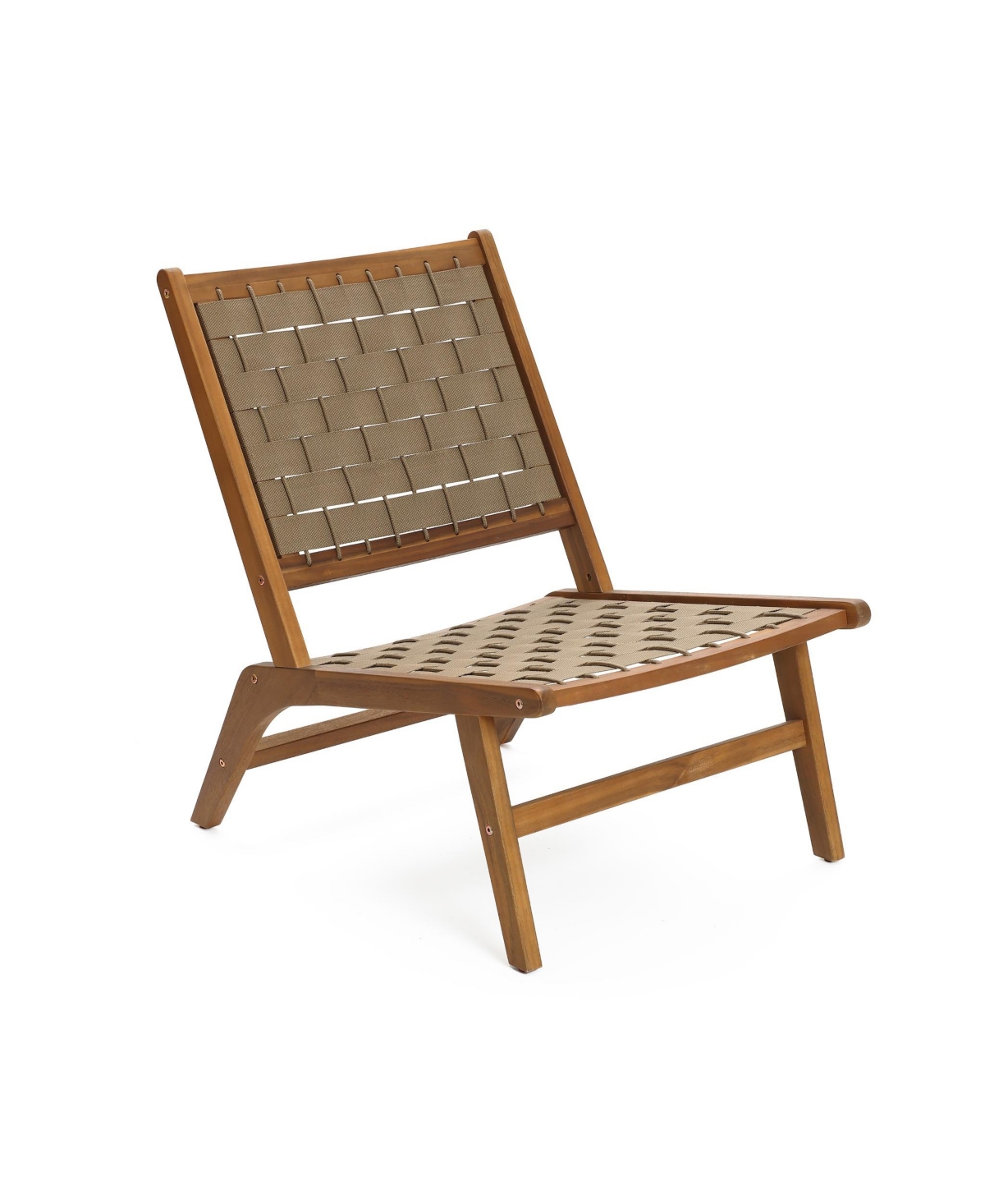 Click here for LuxenHome Outdoor Acacia Wood Woven Back and Seat... prices