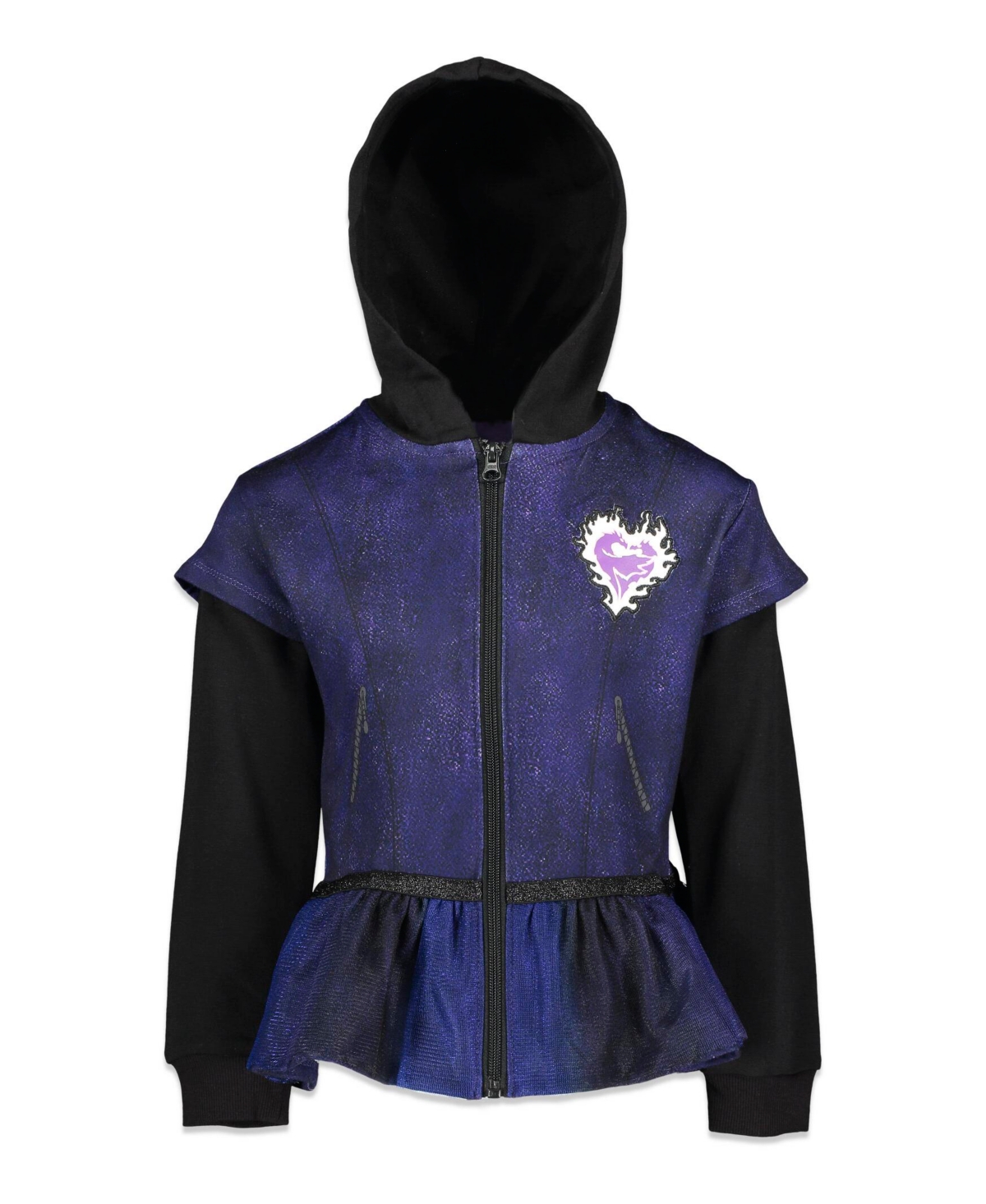 Click here for Descendants Girls Evie Fleece Zip Up Cosplay Pullo... prices