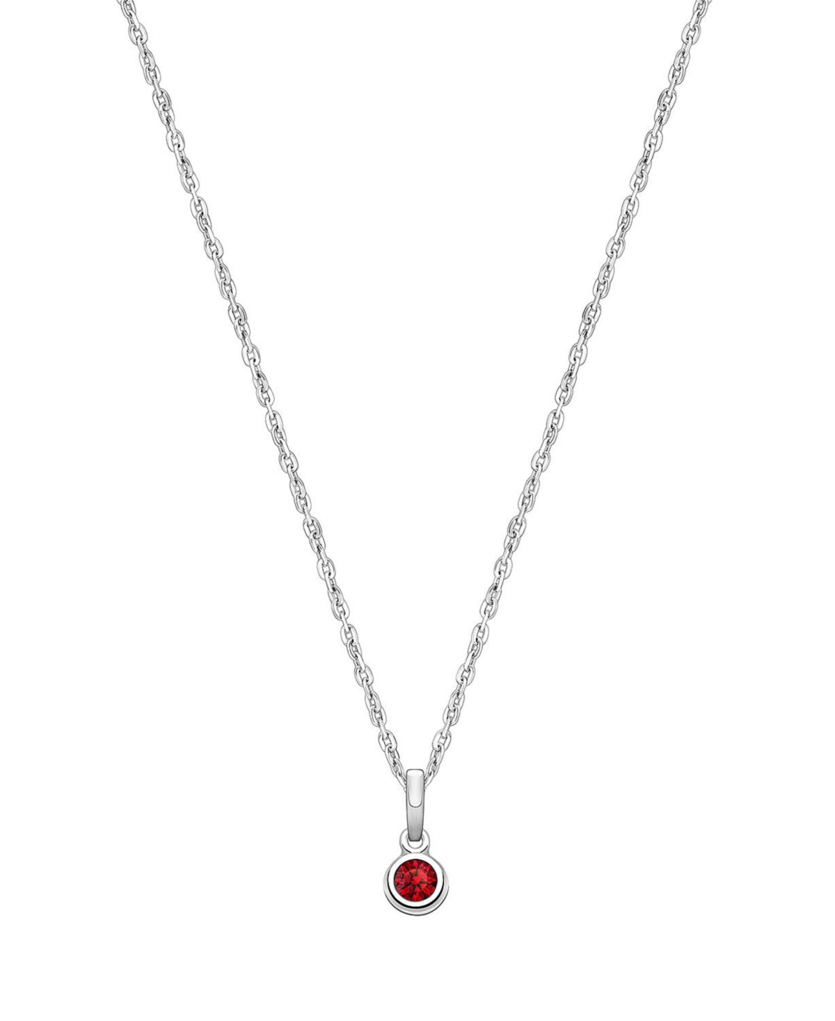 Tiny Blessings Girls Sterling Silver tB Birthstone 13-14 Necklace - Children