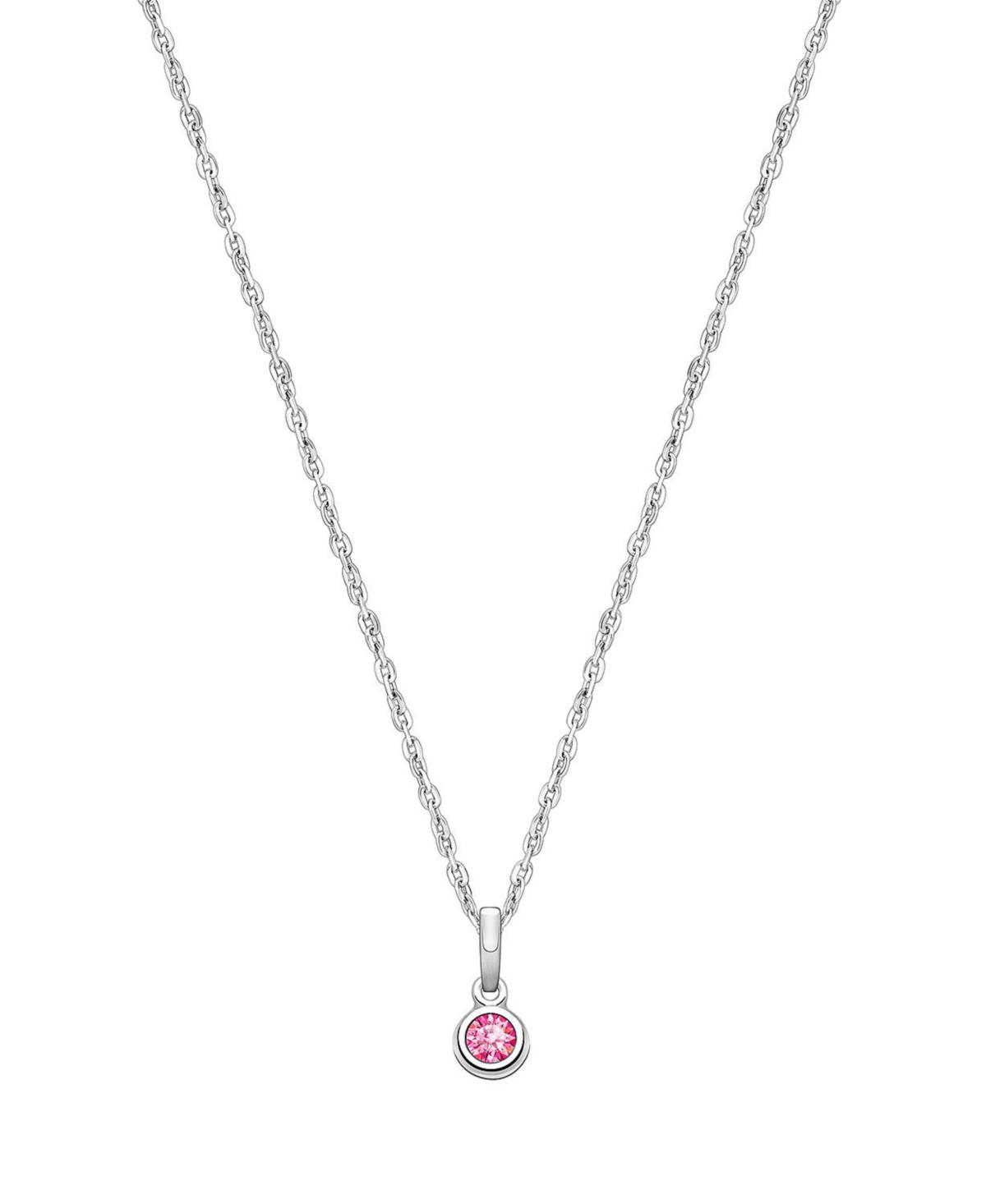 Tiny Blessings Girls Sterling Silver tB Birthstone 13-14 Necklace - Children