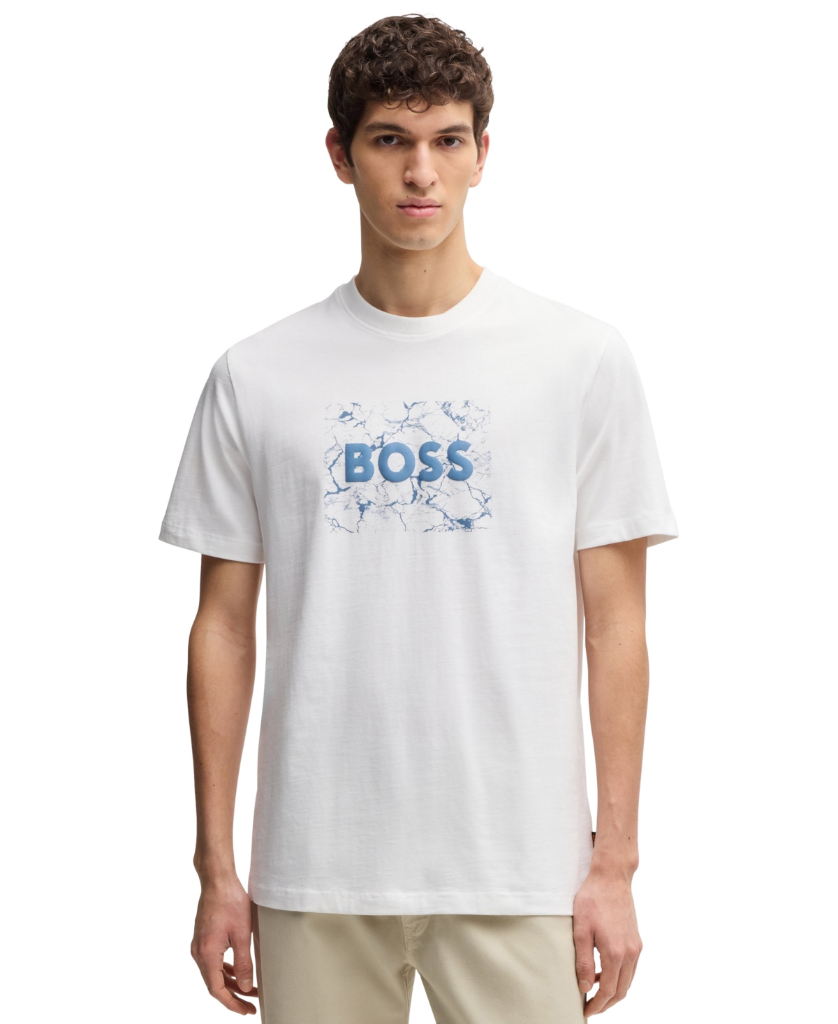 Click here for Boss by Hugo Boss Mens Cotton-Jersey Regular-Fit T... prices
