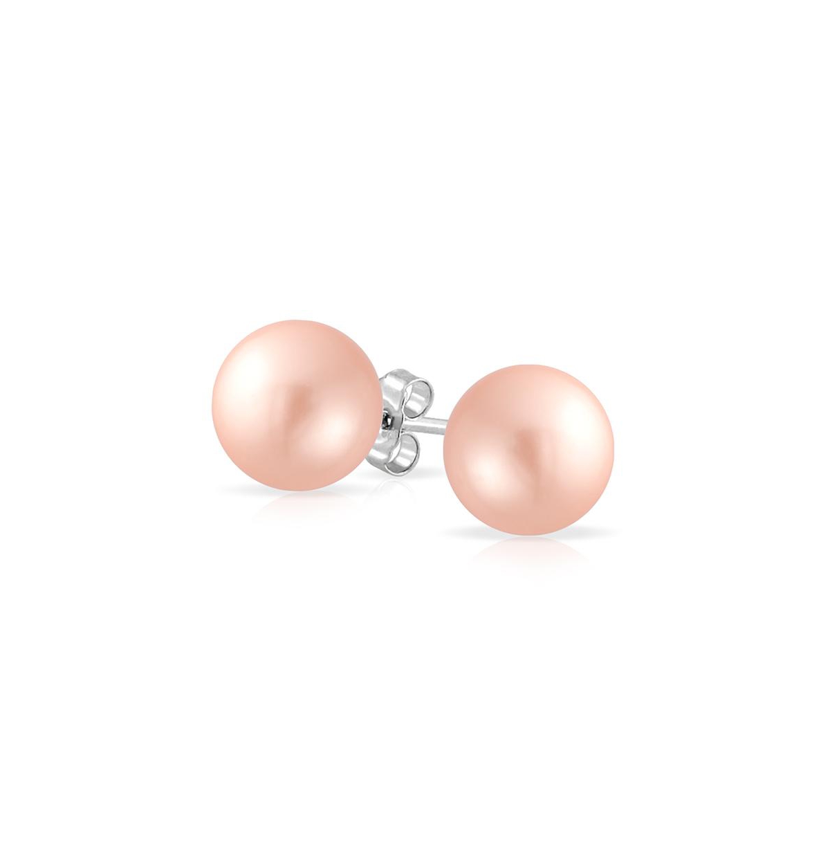 Click here for Bling Jewelry Classic Light Pink Drop Ball Earring... prices