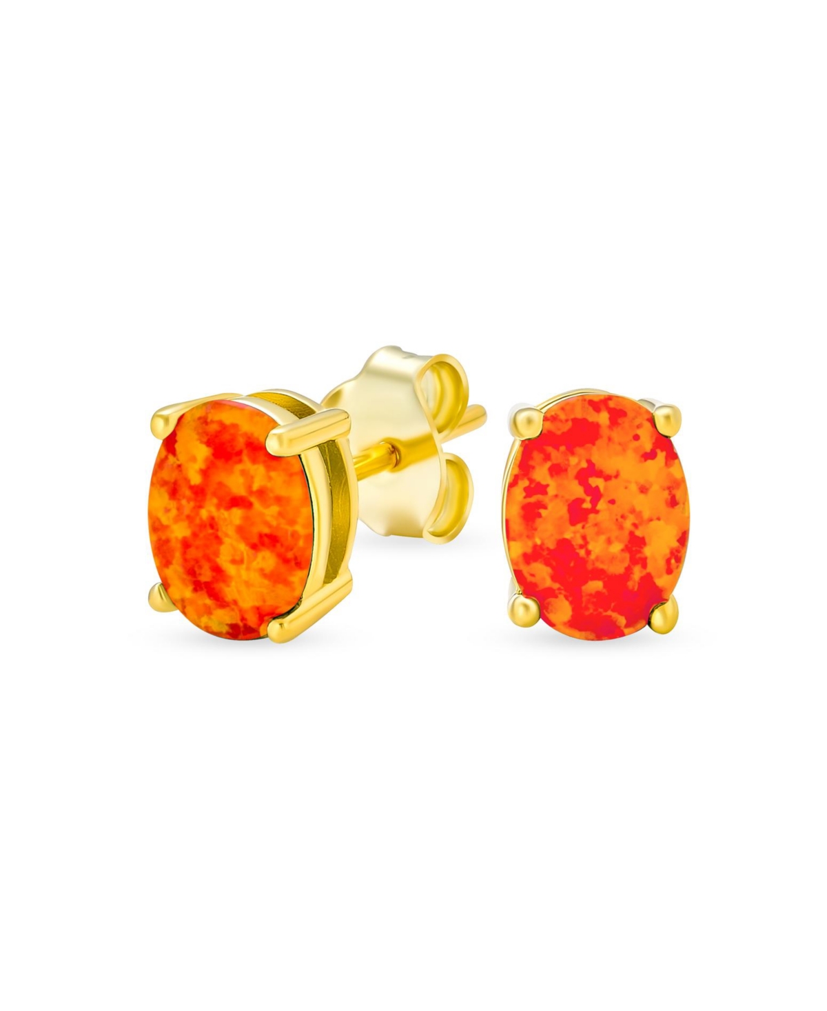 Click here for Bling Jewelry Simple Classic White Fire Orange Bla... prices
