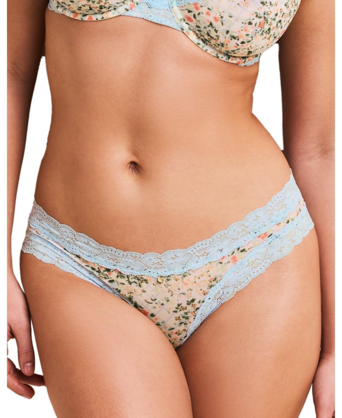Click here for Adore Me Womens Akari Bikini Panty - Floral white prices
