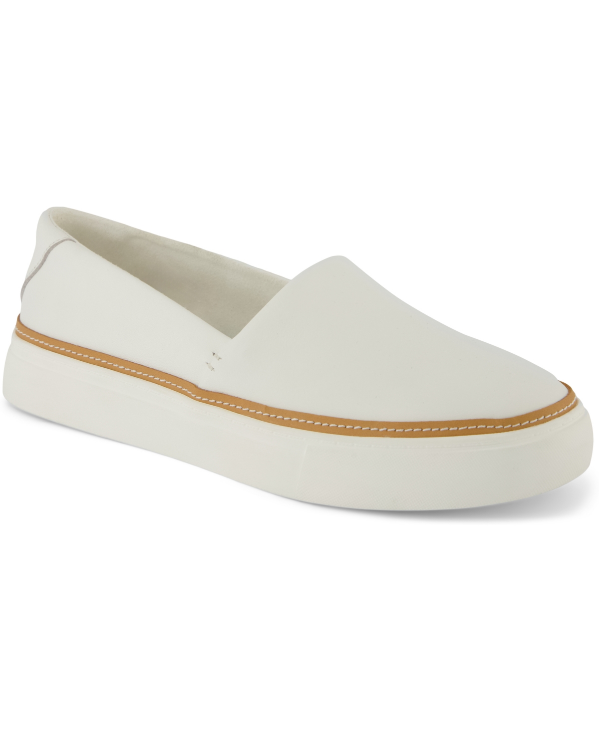 Click here for Toms Womens Kameron Slip-On Sneakers - White Leath... prices