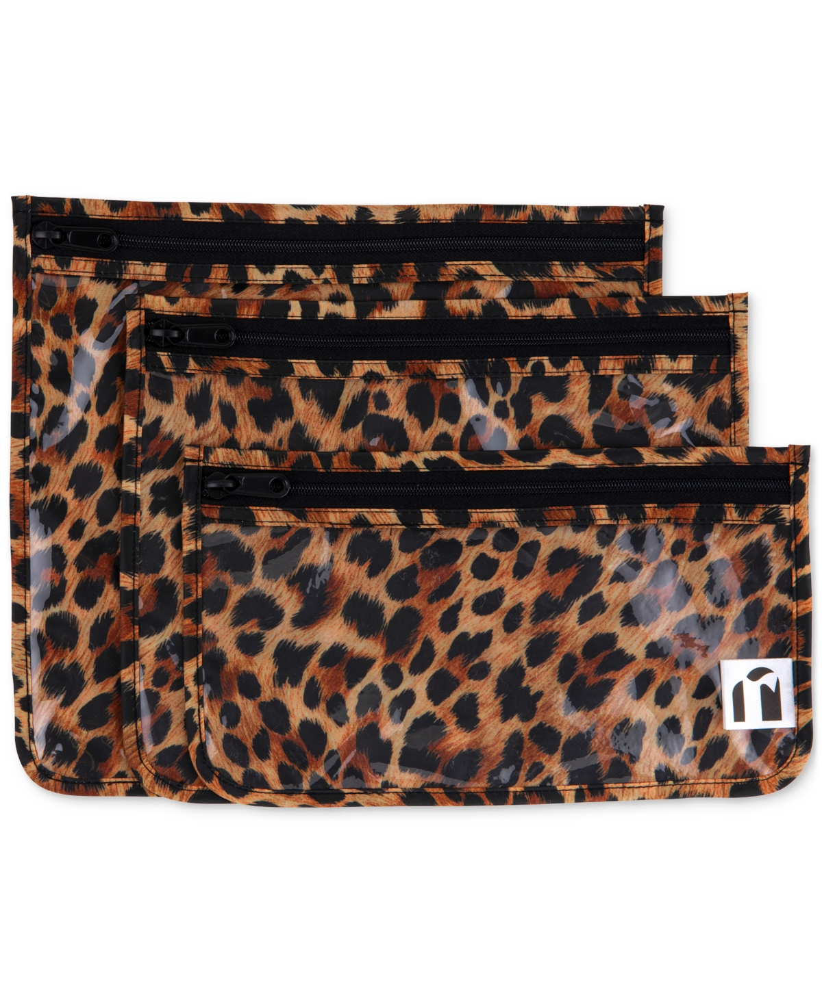 Click here for Bumkins Leopard Clear Travel Bags  3 Pack - Open prices