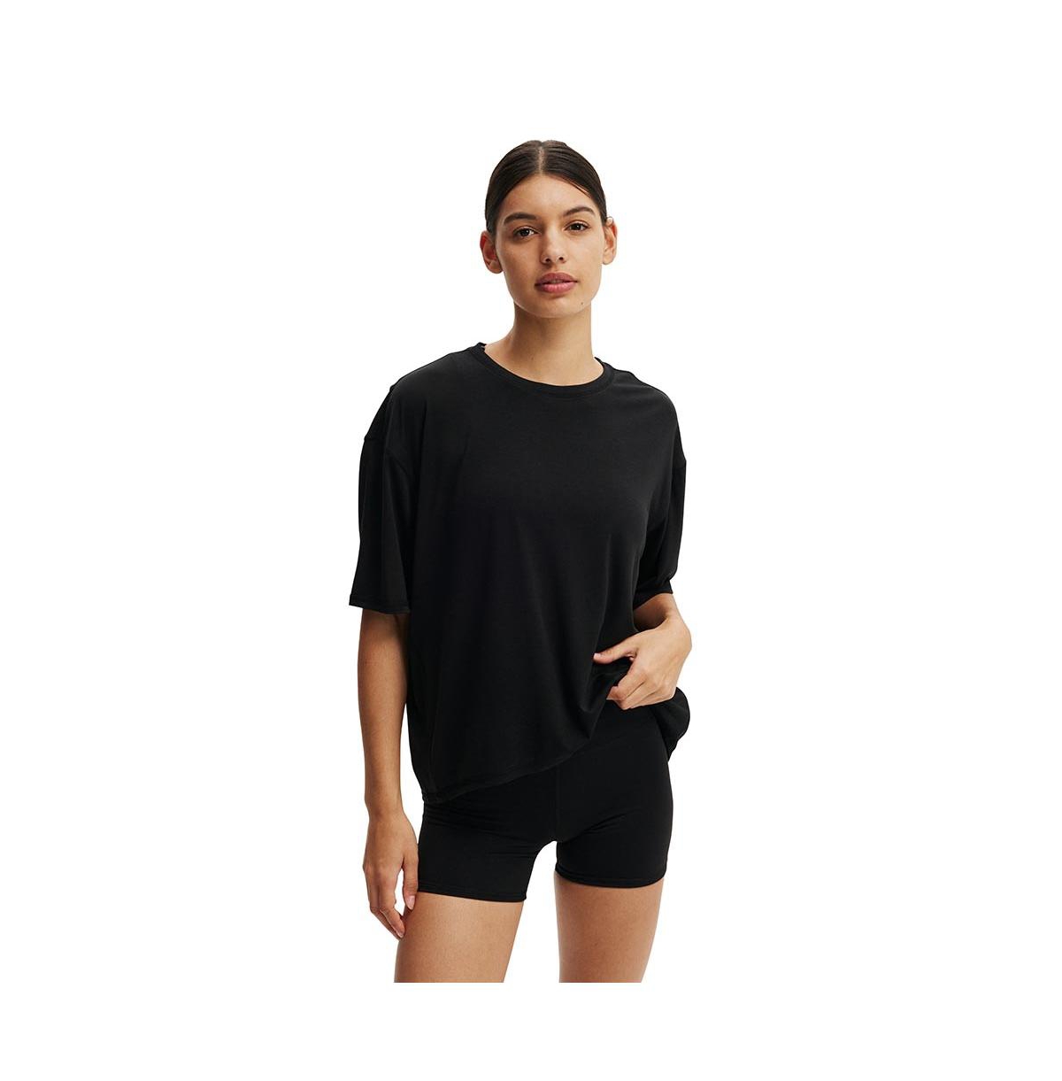 Click here for Cotton On Womens Active Lightweight Tshirt - Black prices