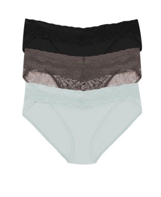 Natori Women's Bliss Perfection One V-Kini 3-Pack - Macy's