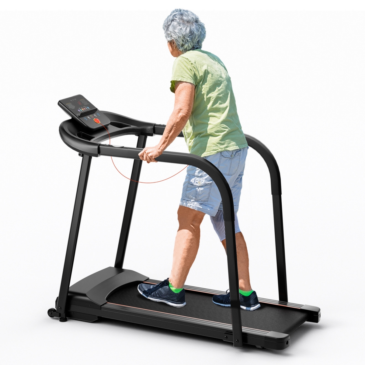 Click here for 2.5 Hp Walking Treadmill with Long Handrails for S... prices