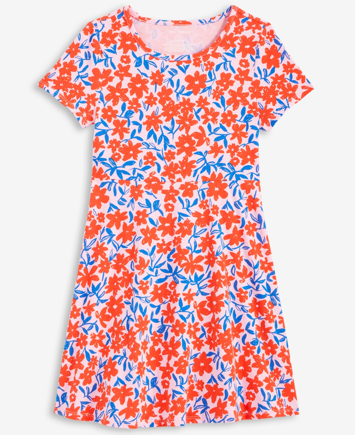 Click here for Epic Threads Little & Big Girls Floral-Print Skate... prices