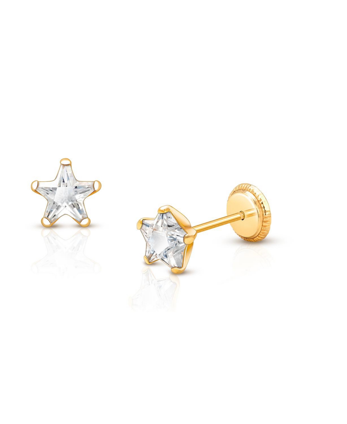 Click here for Tiny Blessings Childrens 14K Gold Shining Star Stu... prices