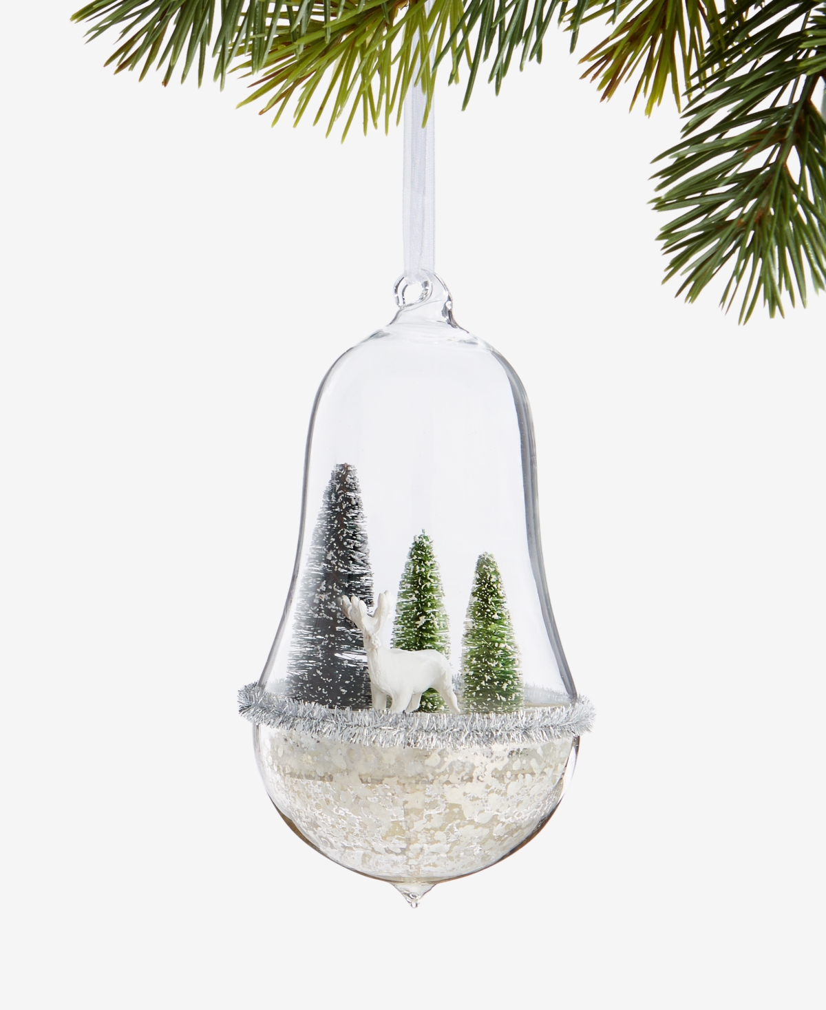 Click here for Holiday Lane Enchanted Emerald Deer in Greenery Do... prices