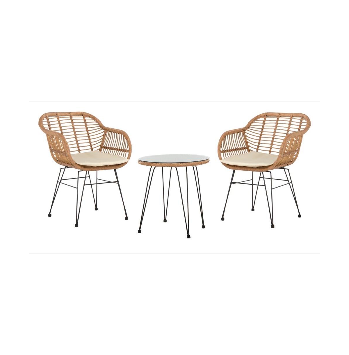 Click here for Alton 3PC Lounge Set - Brown/white prices