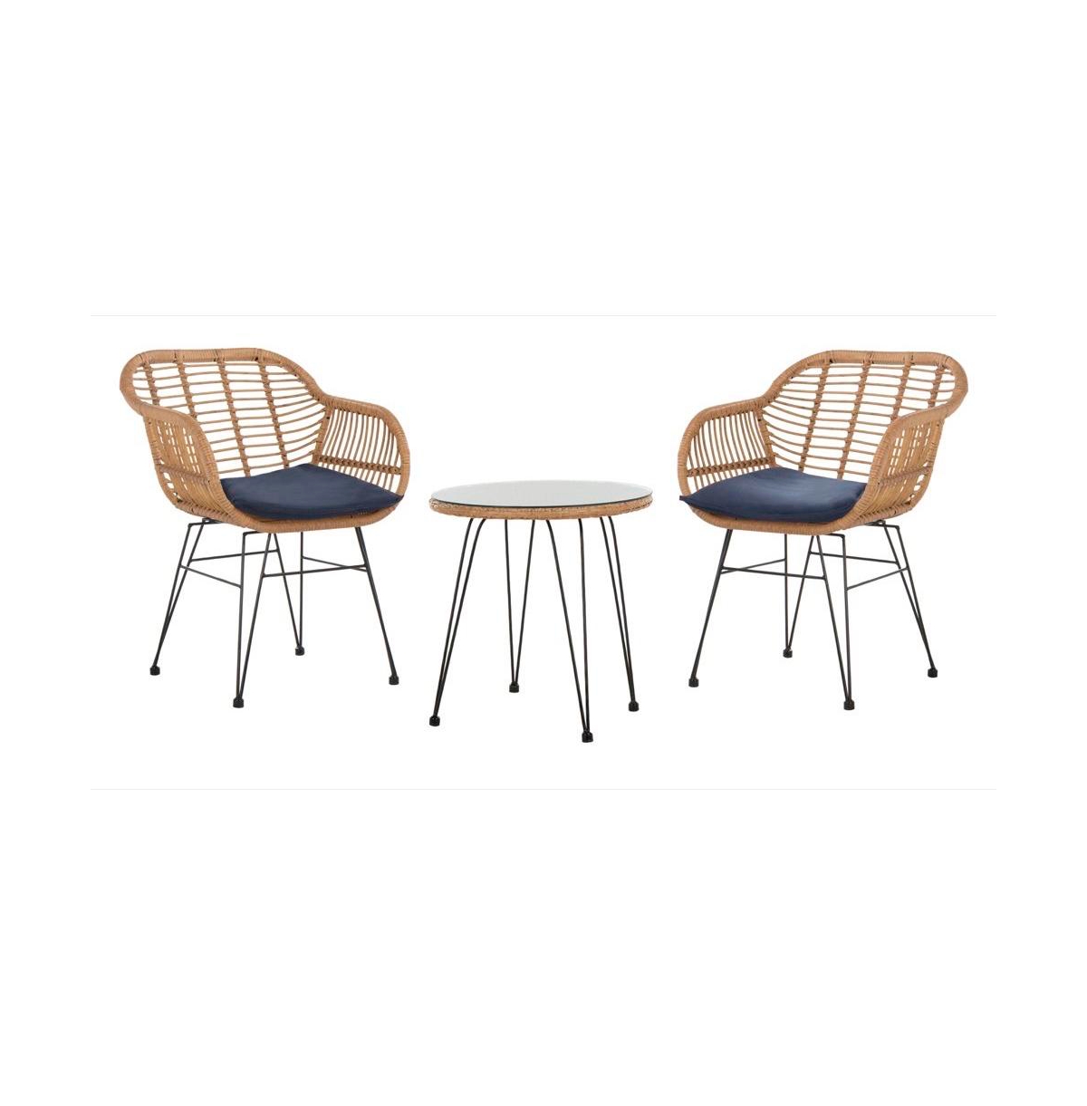 Click here for Alton 3PC Lounge Set - Brown/navy prices