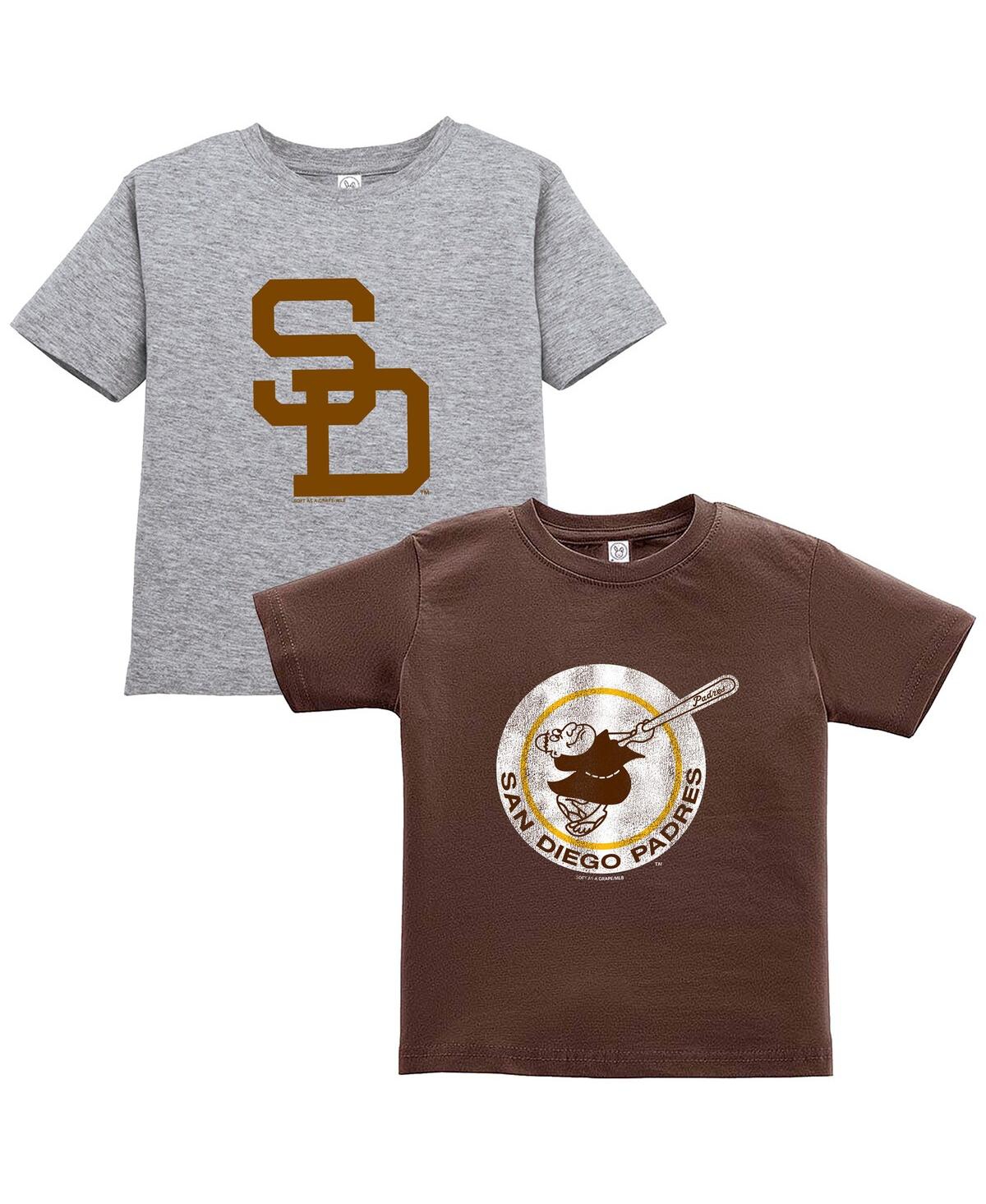 Click here for Soft As A Grape Toddler 2-Pack Brown/Gray San Dieg... prices