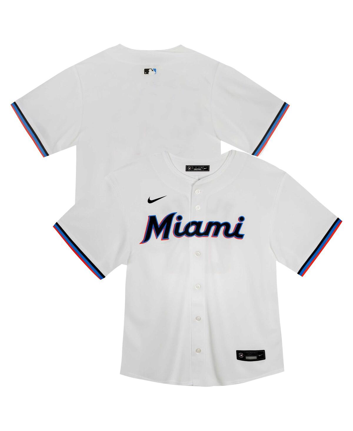 Click here for Nike Big Boys and Girls White Miami Marlins Home G... prices
