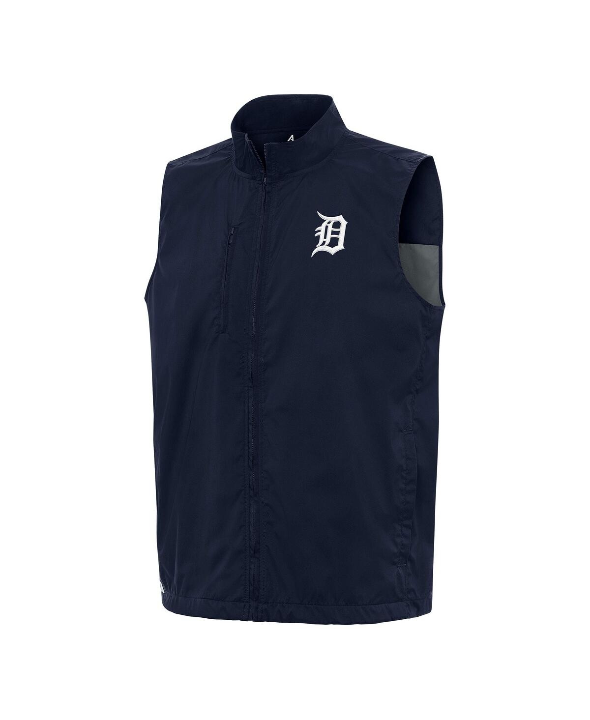 Click here for Antigua Mens Navy Detroit Tigers Brisk Full-Zip Ve... prices