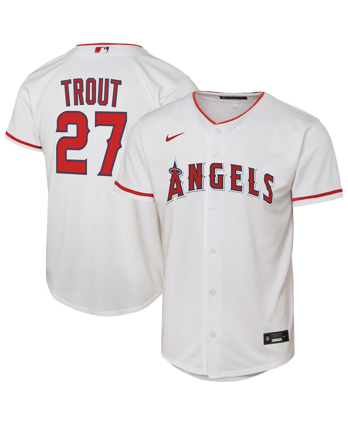 Click here for Nike Big Boys and Girls Mike Trout White Los Angel... prices