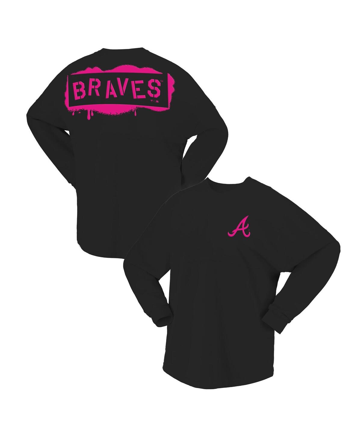 Click here for Fanatics Womens Black Atlanta Braves Neon Jersey L... prices