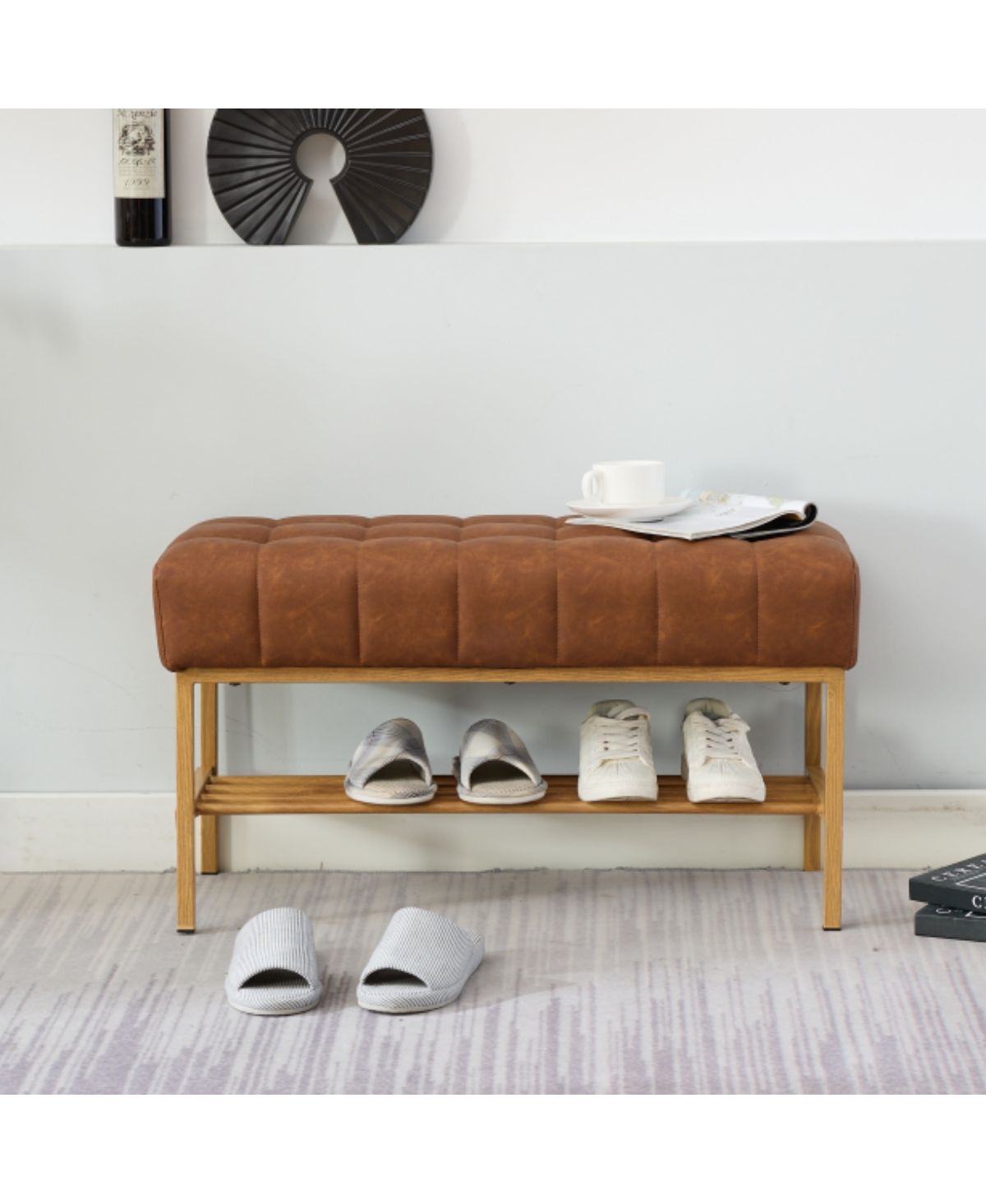 Click here for Modern Upholstered End of Bed Bench with Storage S... prices
