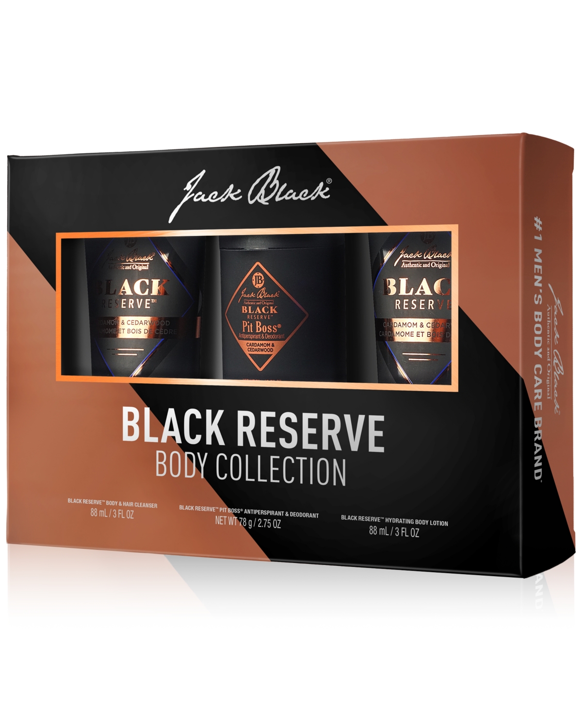 Click here for Jack Black 3-Pc. Black Reserve Body Collection Gif... prices