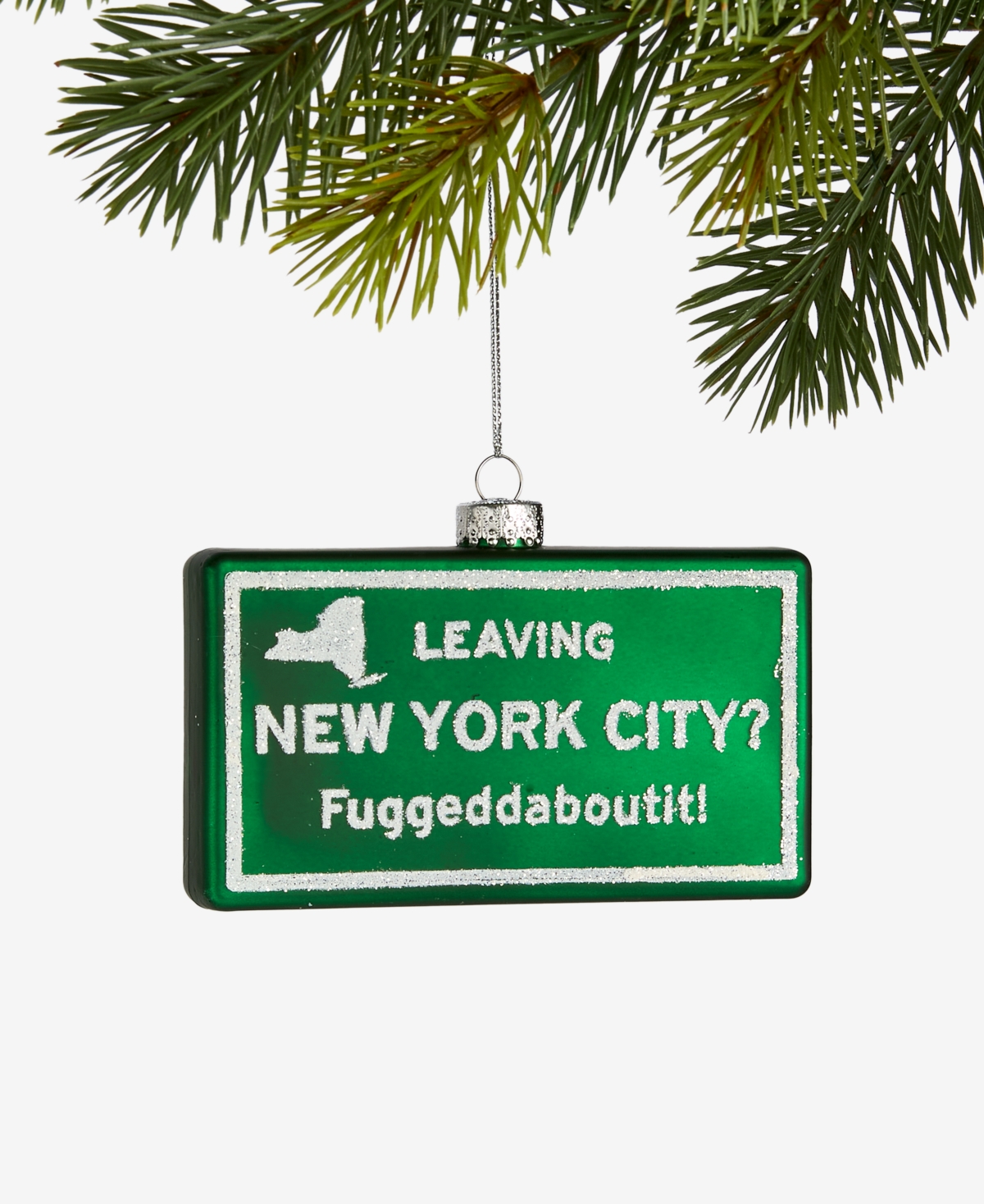 Click here for Holiday Lane New York City 2025 Glass Road Sign Or... prices
