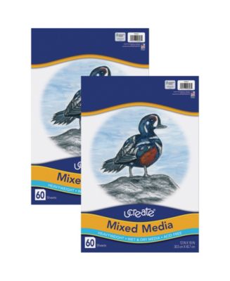 UCreate Mixed Media Heavyweight Art Paper, Pack of 2 - Macy's